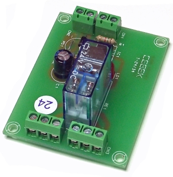 Cebek Opto-Coupled 24V Interface Module - 1 x DPDT Relay | T-34